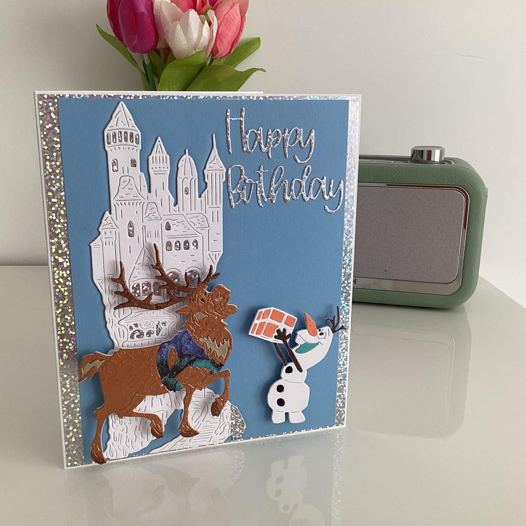 Personalised Disney Style Frozen 3D Pop up Birthday Card / Olaf Sven ...