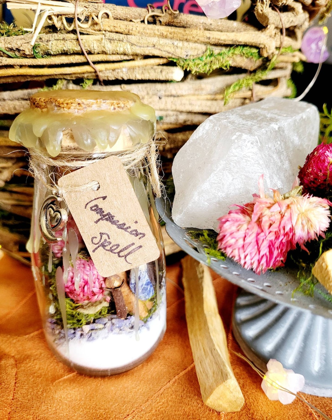 Compassion Spell Jar, Wiccan Spell Jar, Witch Compassion Spell Jar ...
