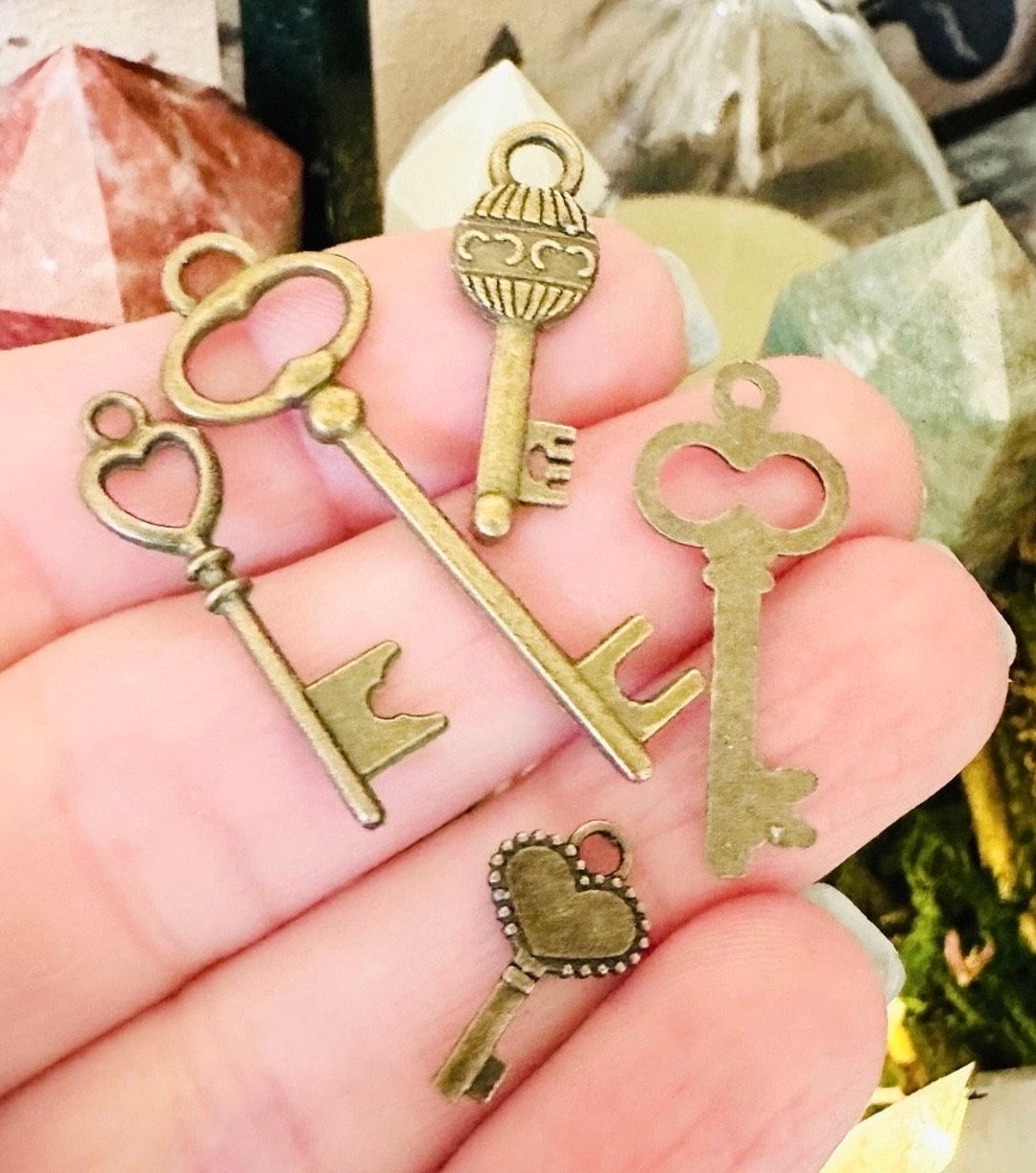 Witch’s Vintage Skeleton Keys, Skeleton Keys, Vintage Keys, Witch’s ...