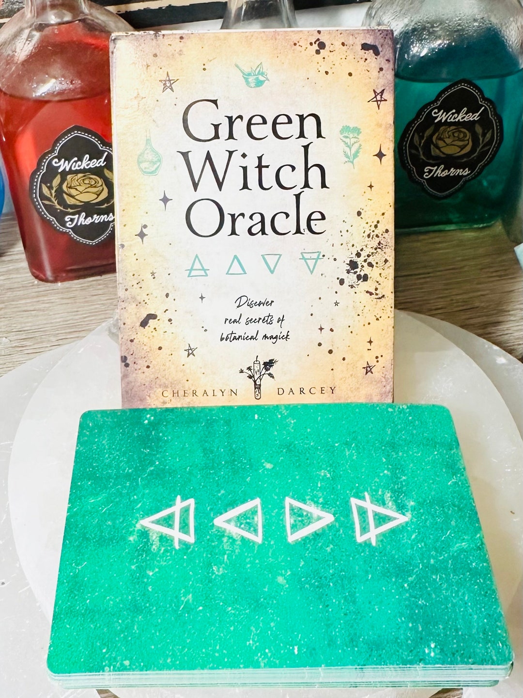 Green Witch Oracle Green Witch Oracle Cards Witch Oracle Cards