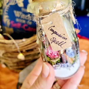 Compassion Spell Jar, Wiccan Spell Jar, Witch Compassion Spell Jar ...