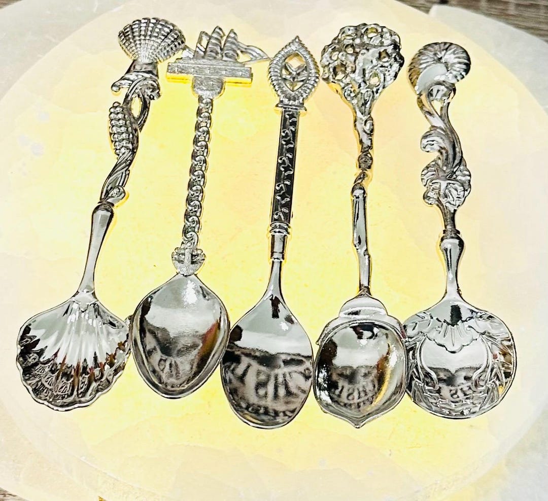 Sea Maidens Vintage Spoons 5pk, Mermaid Spoons, Sea Witch Spoon ...