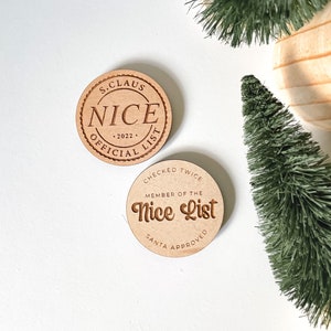 Santas Nice List Token | Nice List Coin | Stocking Stuffer for Kids ...