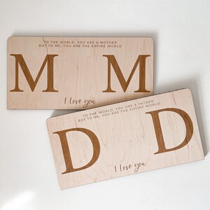 DIY Handprint Sign for Mom | Dad Handprint Art | Father's Day Sign ...