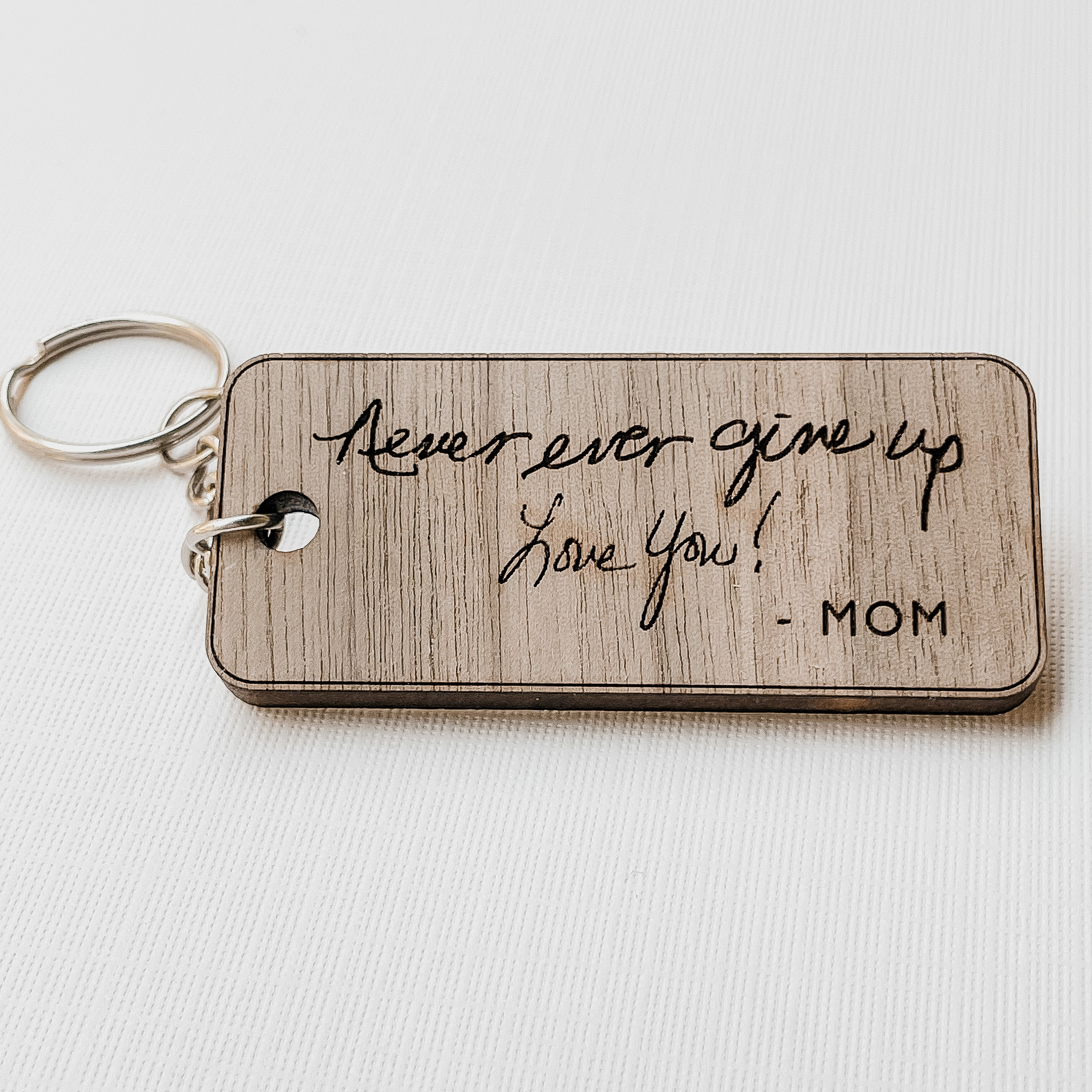 Personalized Handwritten Keychain Actual Handwriting - Etsy