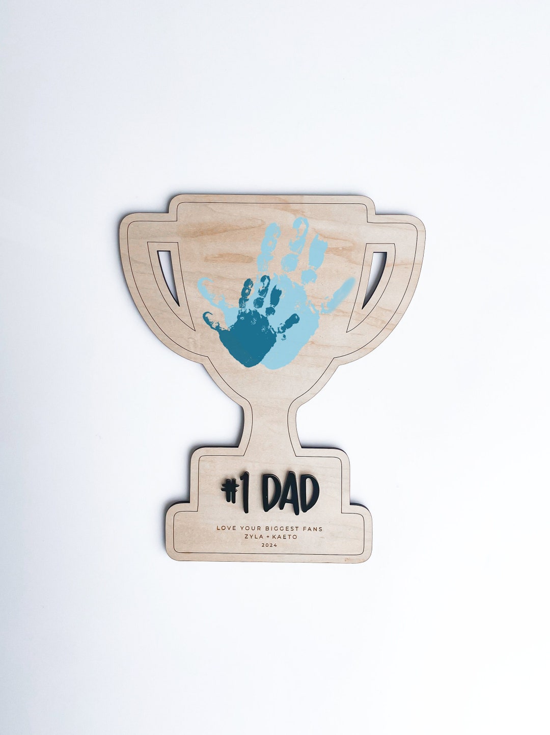 Father's Day Handprint Sign | First Father's Day Keepsake | Dad's ...