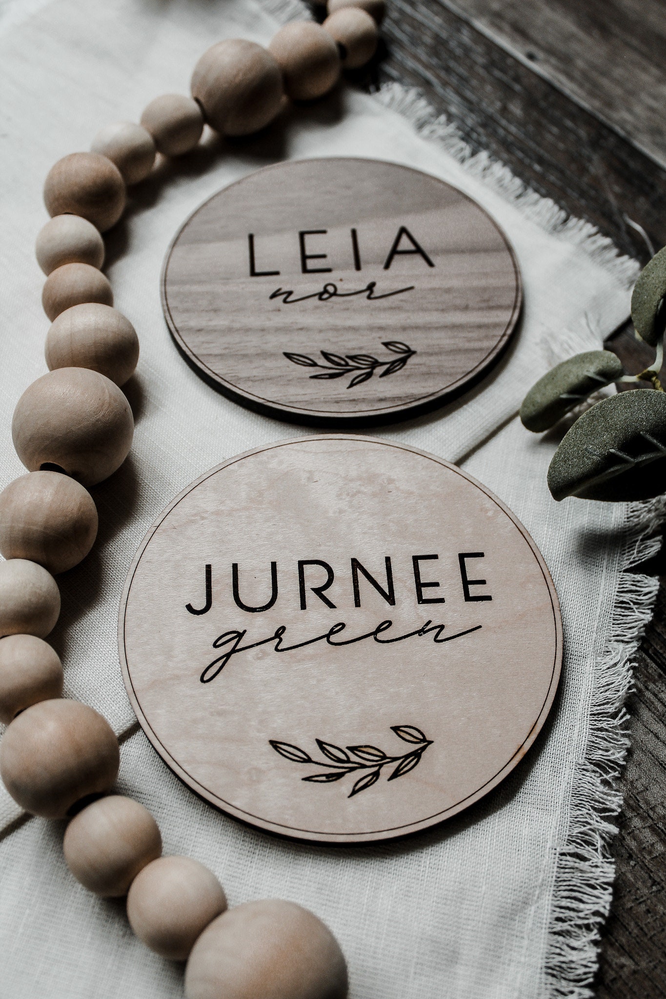 Wooden Personalized Baby Name Sign Baby Name Announcement | Etsy