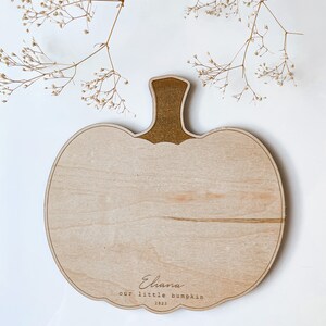 Our Little Bumpkin Sign | DIY Baby Bum Pumpkin Art | Fall Baby Art ...