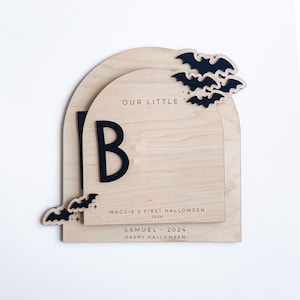 DIY Halloween Footprint Art | Baby’s First Halloween Keepsake | Gift ...