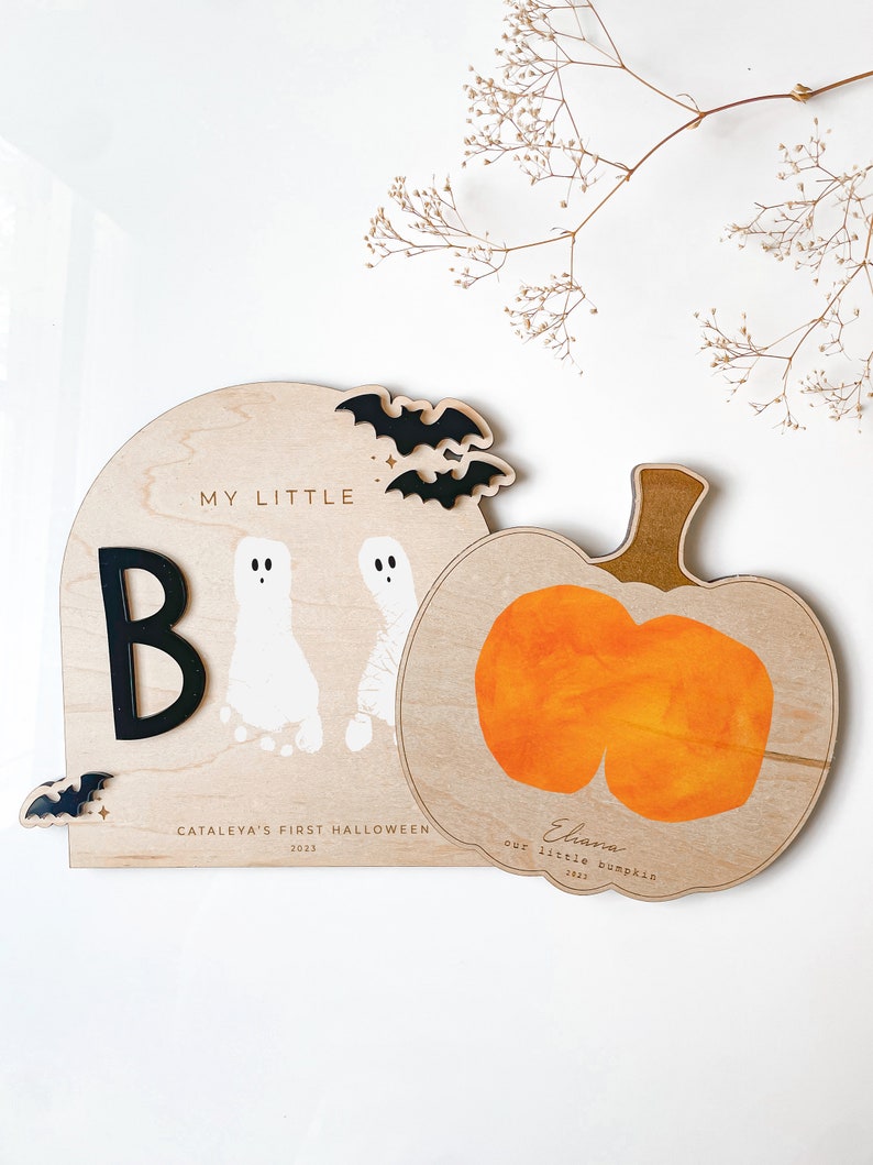 Our Little Bumpkin Sign | DIY Baby Bum Pumpkin Art | Fall Baby Art ...
