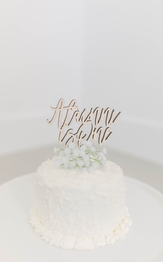 Personalize First Birthday Cake Topper Custom Cake Topper - Etsy