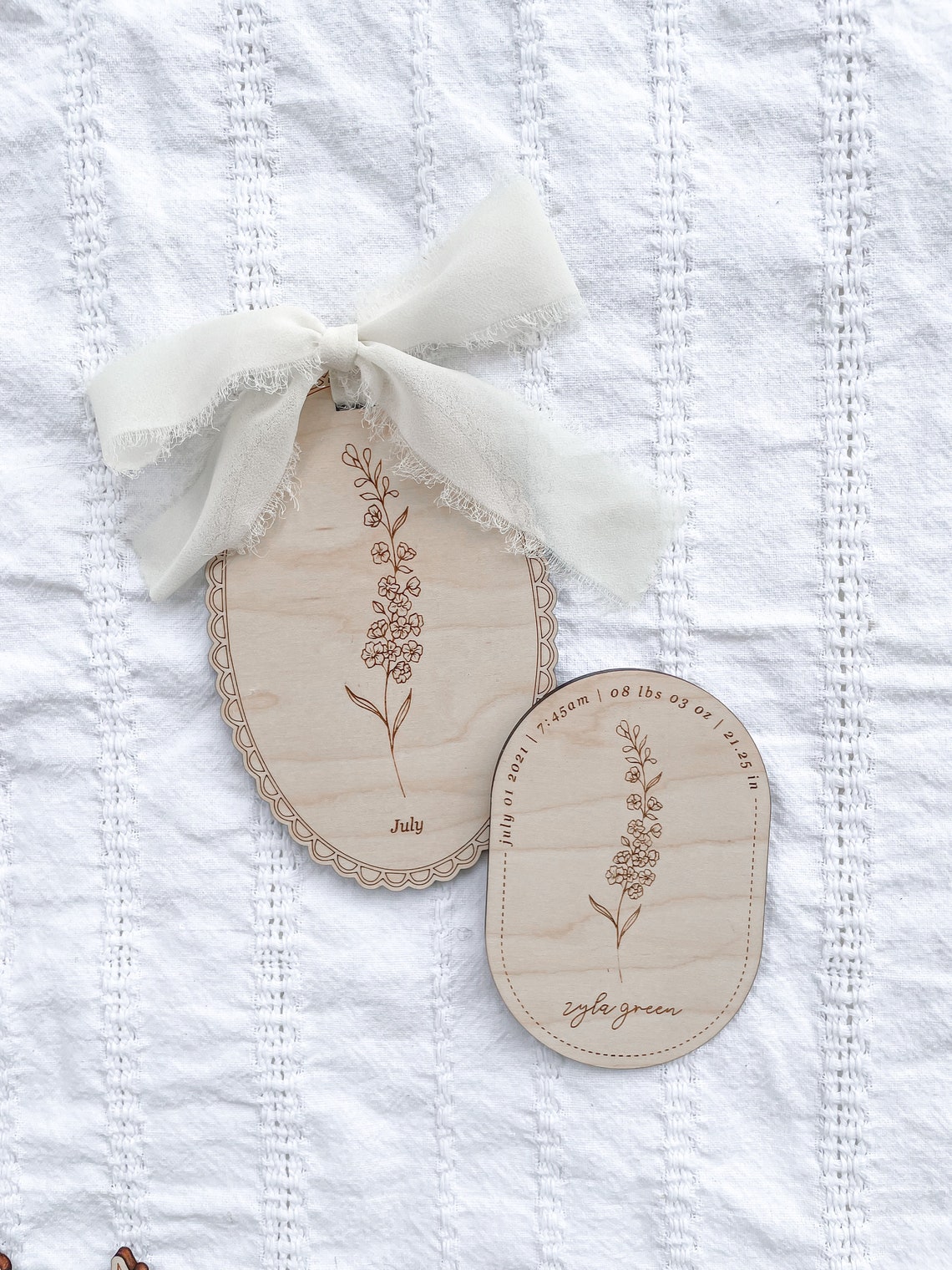 Birth Flower Sign | Wooden Birth Flower Sign | Birth Flower Room Decor ...