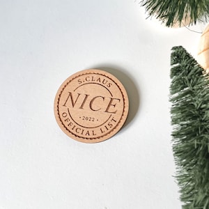 Santas Nice List Token | Nice List Coin | Stocking Stuffer for Kids ...