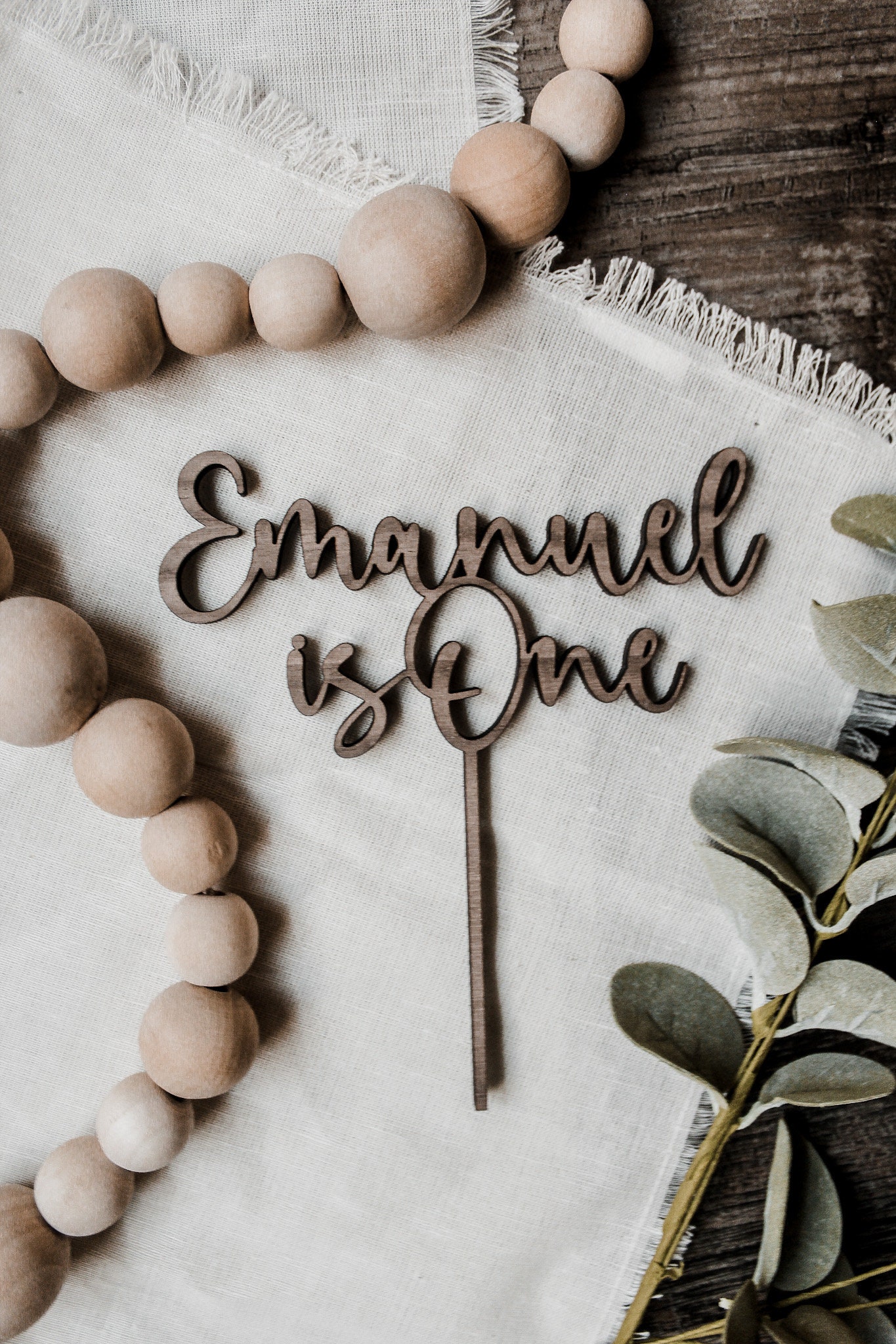 Personalize First Birthday Cake Topper | Custom Cake Topper | Smash ...