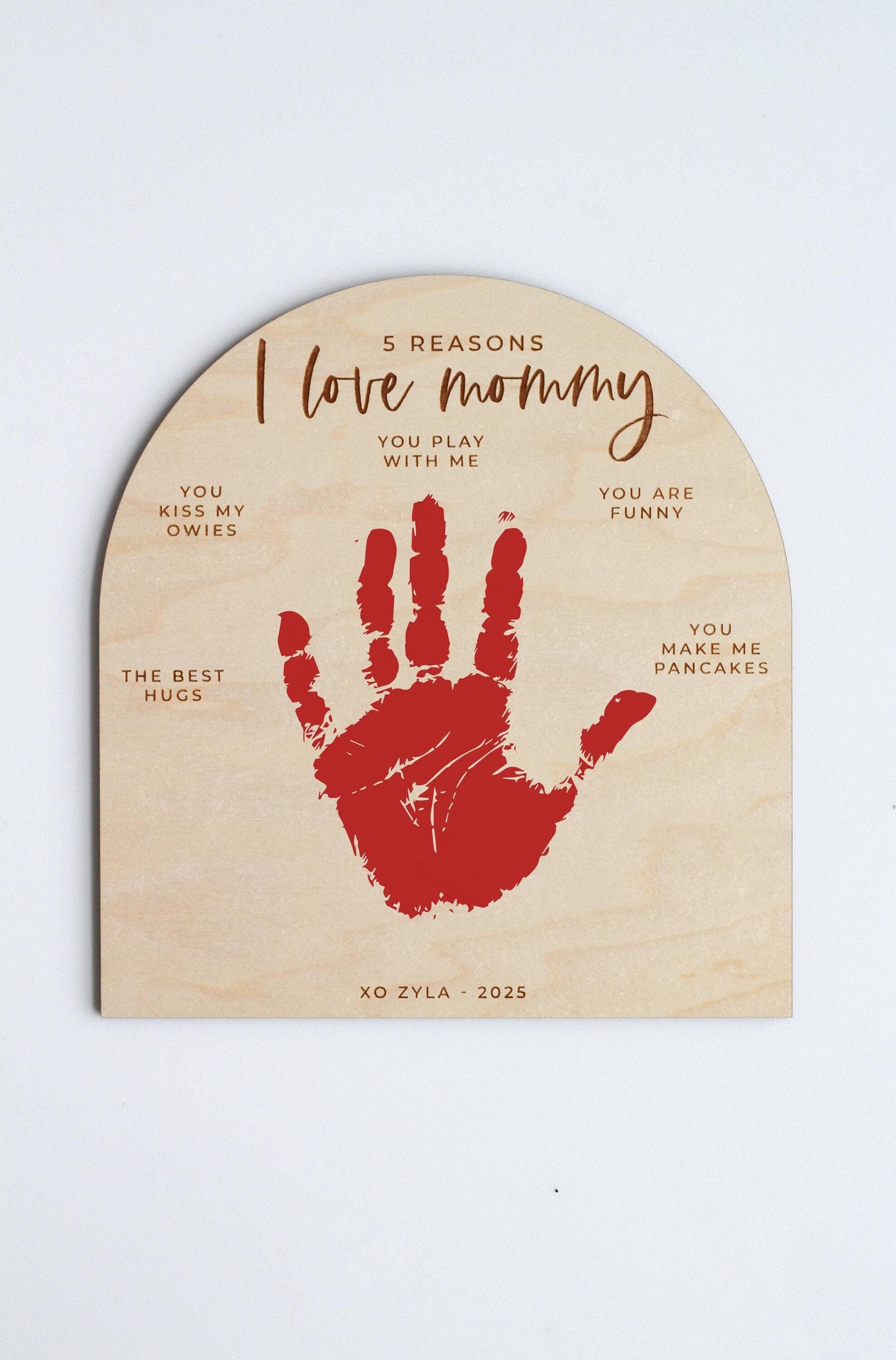 5 Reason I Love You Handprint Sign | Kid Valentine's Day Handprint ...