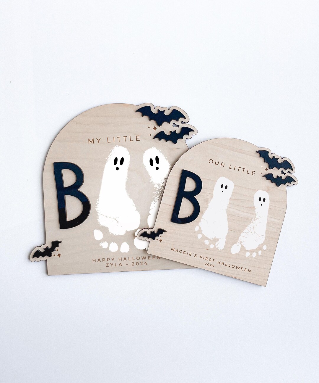 DIY Halloween Footprint Art Toddler Halloween Keepsake Gift for Mom ...