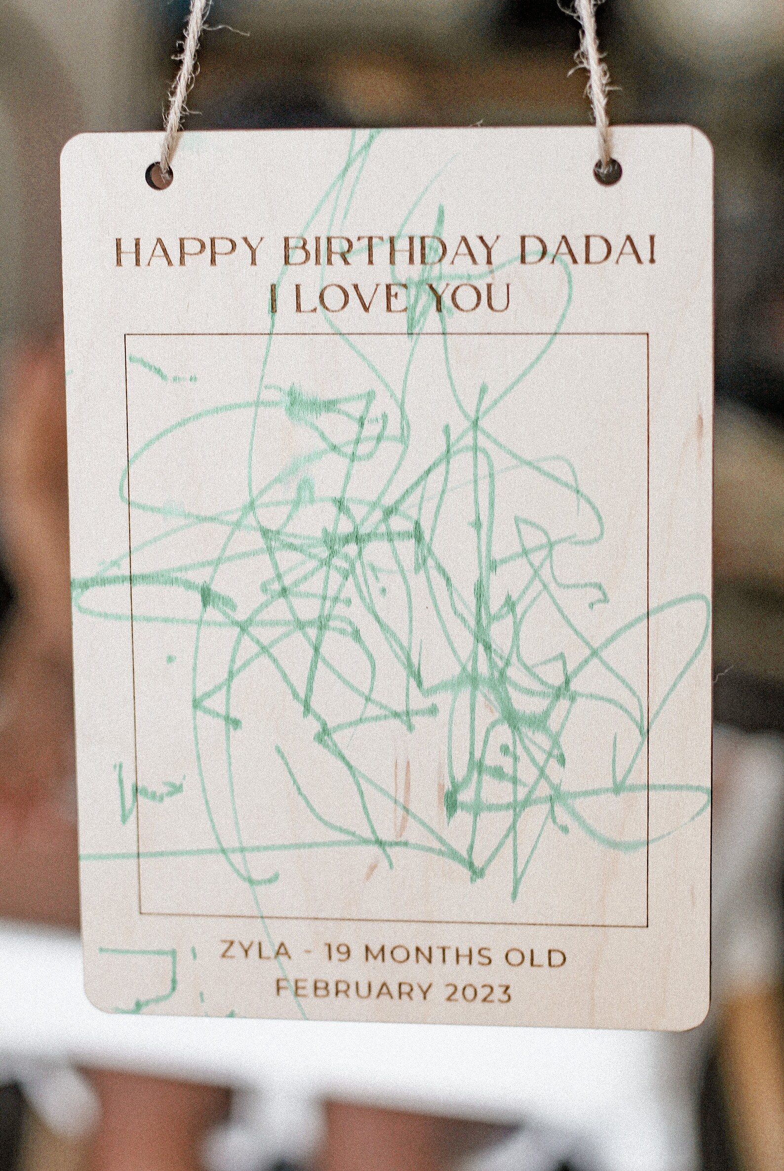 A Drawing for Dad | Gifts From Child | Birthday Gift From Kids | Mother ...