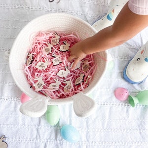 Easter Egg Hunt Tokens | Wood Easter Tokens | Set of 12 | Kid’s Easter ...