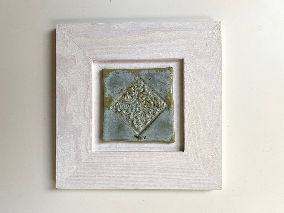 Porcelain Tile -beautiful Unique Porcelain Tile, Framed, Very ...