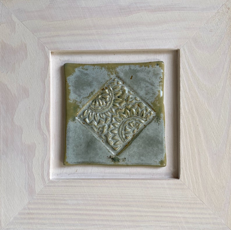 Porcelain Tile -beautiful Unique Porcelain Tile, Framed, Very ...