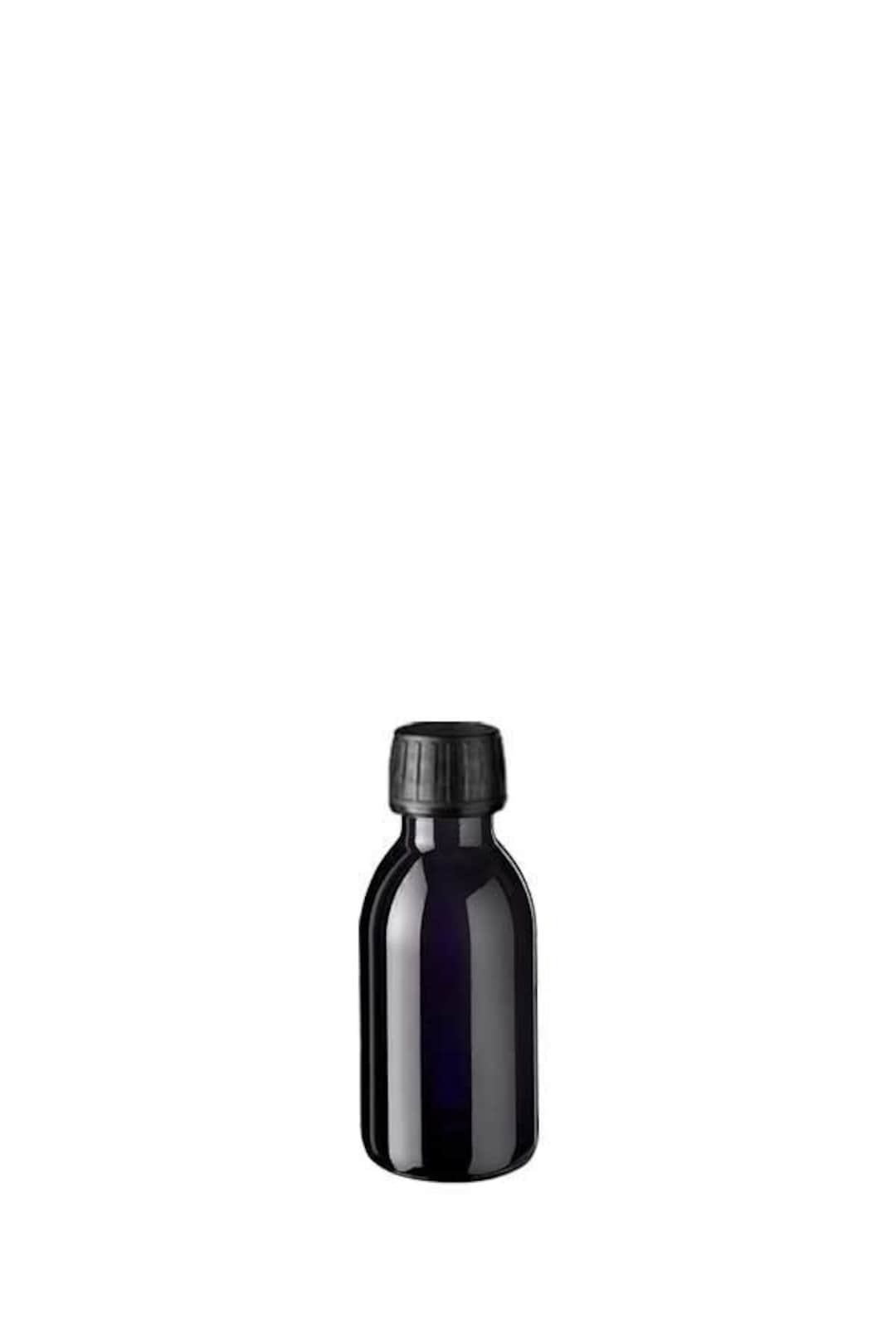 Ultraviolet Glass Water & Syrup Bottles | 100, 250, 500, 1000 ...