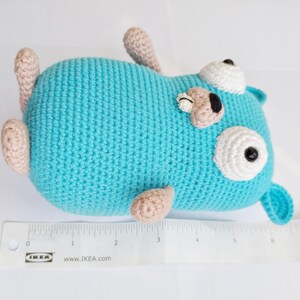 Gopher Go Plush Toy Golang Gopher Crochet Gopher Amigurumi Cute Coder Gift - Etsy
