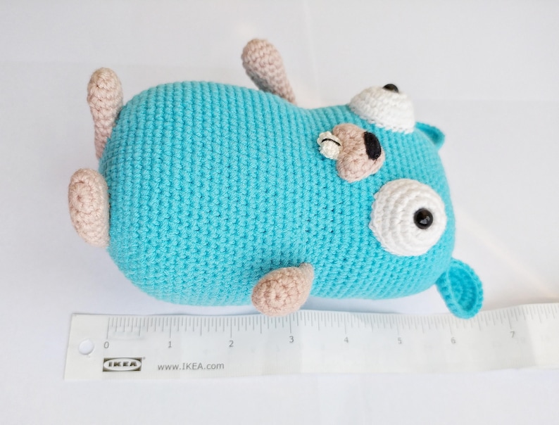 Gopher Go Plush Toy Golang Gopher Crochet Gopher Amigurumi Cute Coder ...