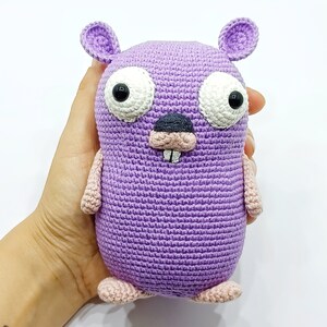 Gopher Go Plush Toy Golang Gopher Crochet Gopher Amigurumi Cute Coder Gift - Etsy