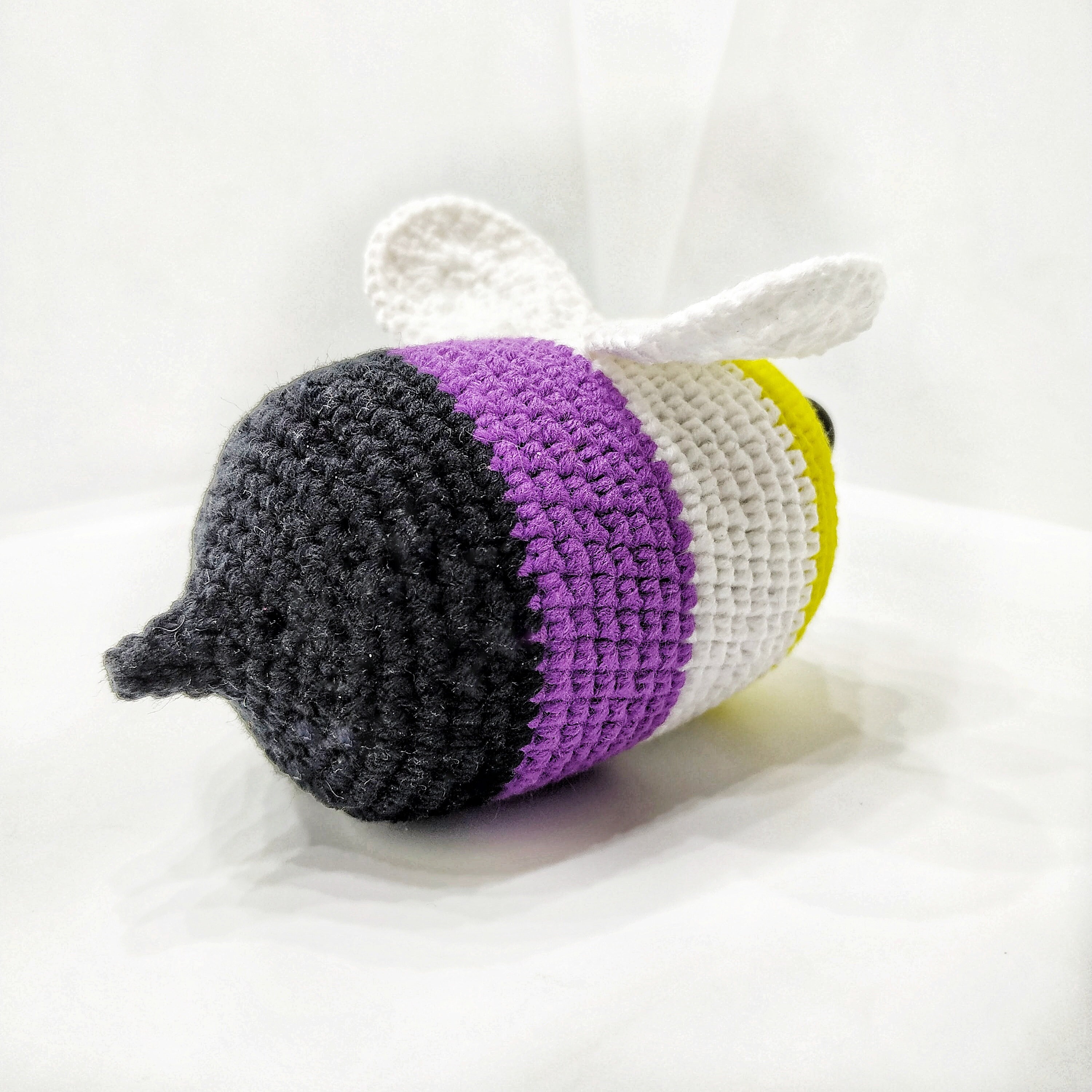 Nonbinary Crochet Bee Pride Plush Bee LGBTQ Crochet Bumble | Etsy