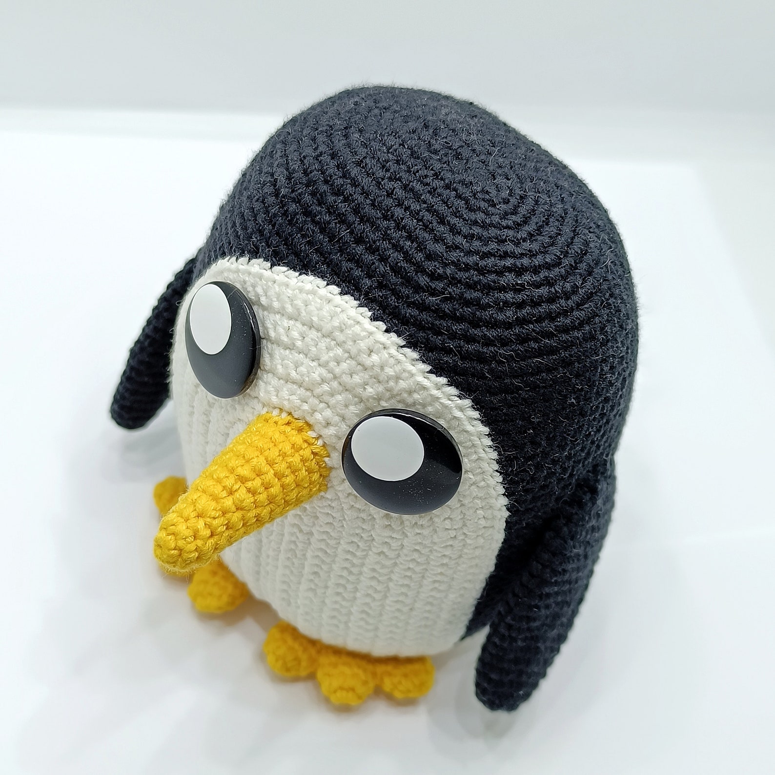 Gunter the Penguin Adventure Time Plush Toy Handmade Crochet Cartoon ...
