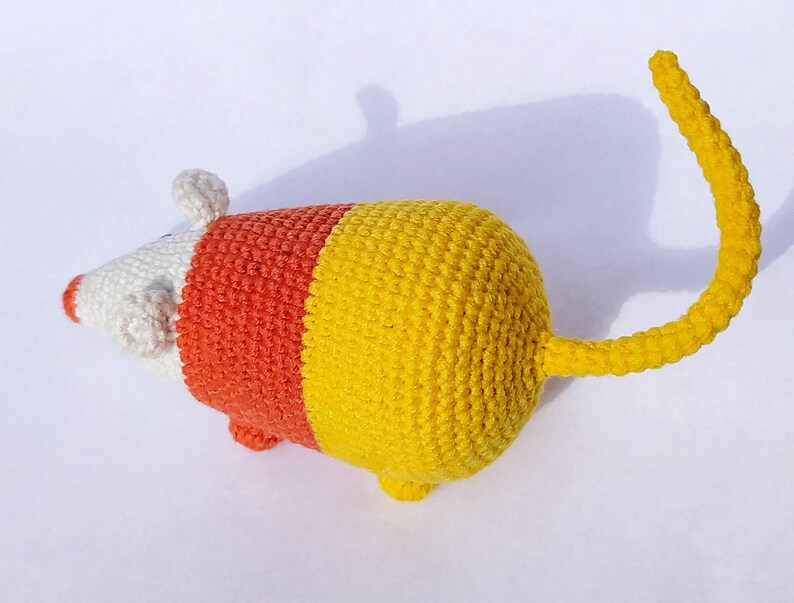 Candy Corn Rat Adventure Time Plush Toy Handmade Crochet - Etsy
