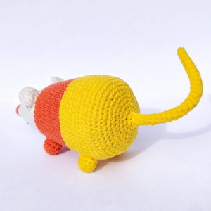 Candy Corn Rat Adventure Time Plush Toy Handmade Crochet Cartoon ...