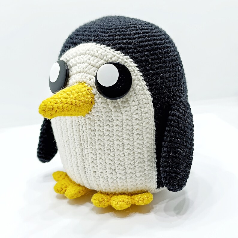 Gunter the Penguin Adventure Time Plush Toy Handmade Crochet Cartoon ...