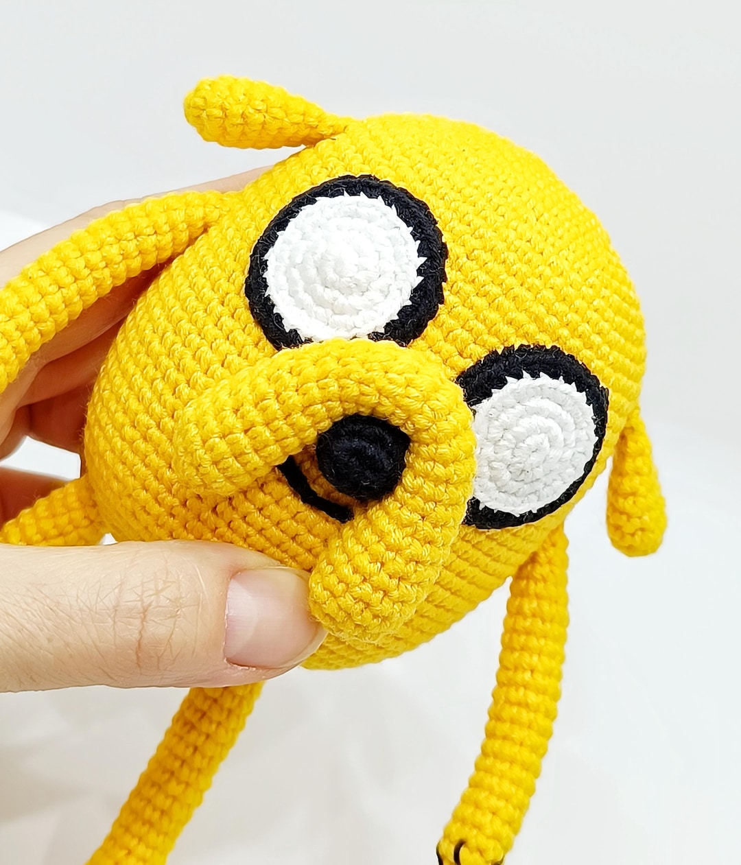 Jake the Dog Adventure Time Plush Toy Handmade Crochet Cartoon ...