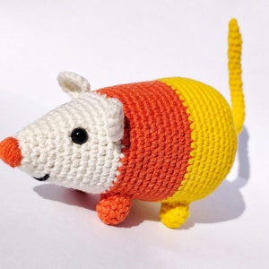 Candy Corn Rat Adventure Time Plush Toy Handmade Crochet Cartoon ...