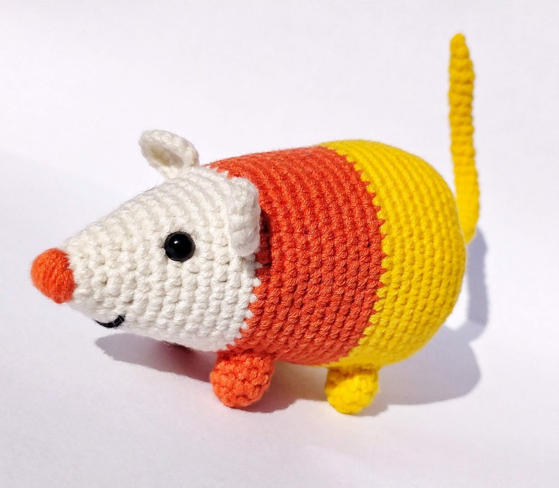 Candy Corn Rat Adventure Time Plush Toy Handmade Crochet - Etsy