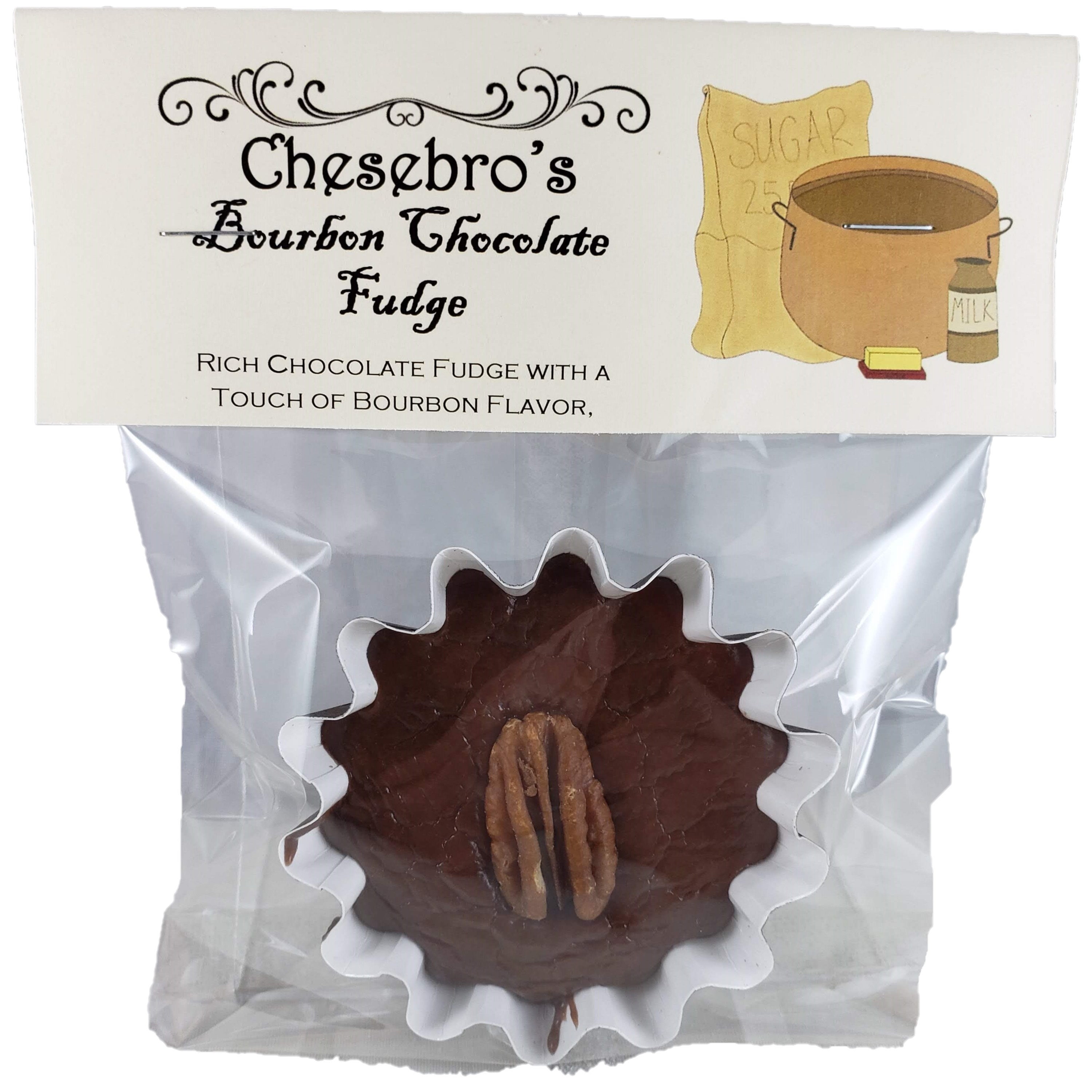 Bourbon Chocolate Fudge Cup - 2.25 Ounces - Etsy