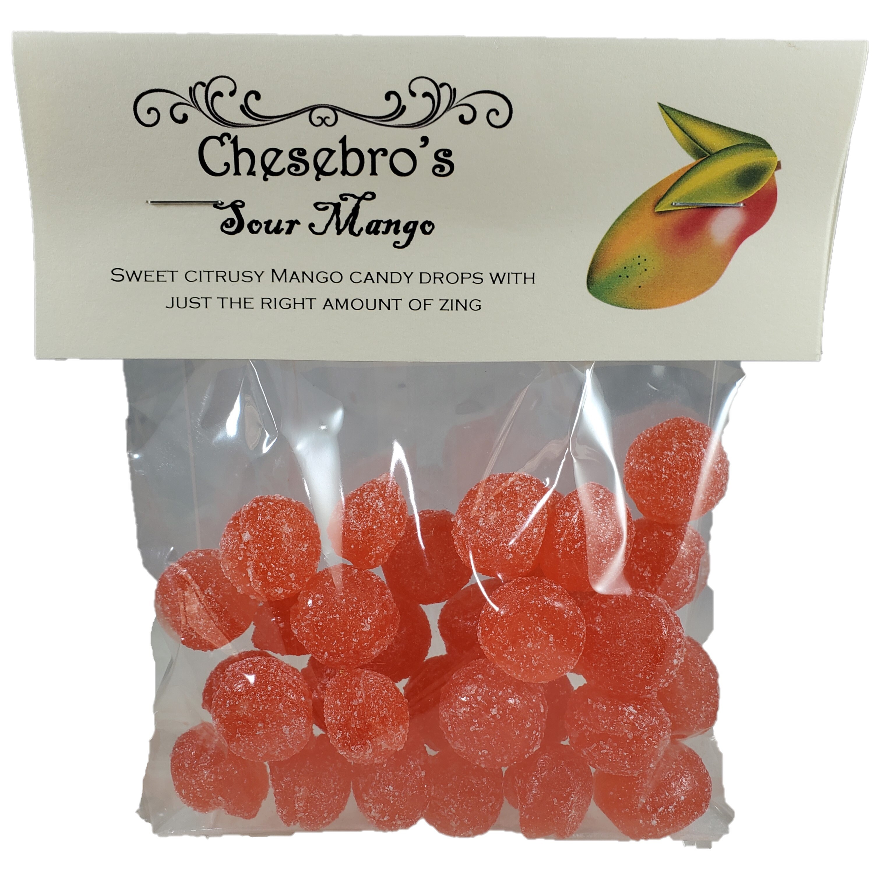 Sour Mango Hard Candy Drops 4.5 Ounces | Etsy