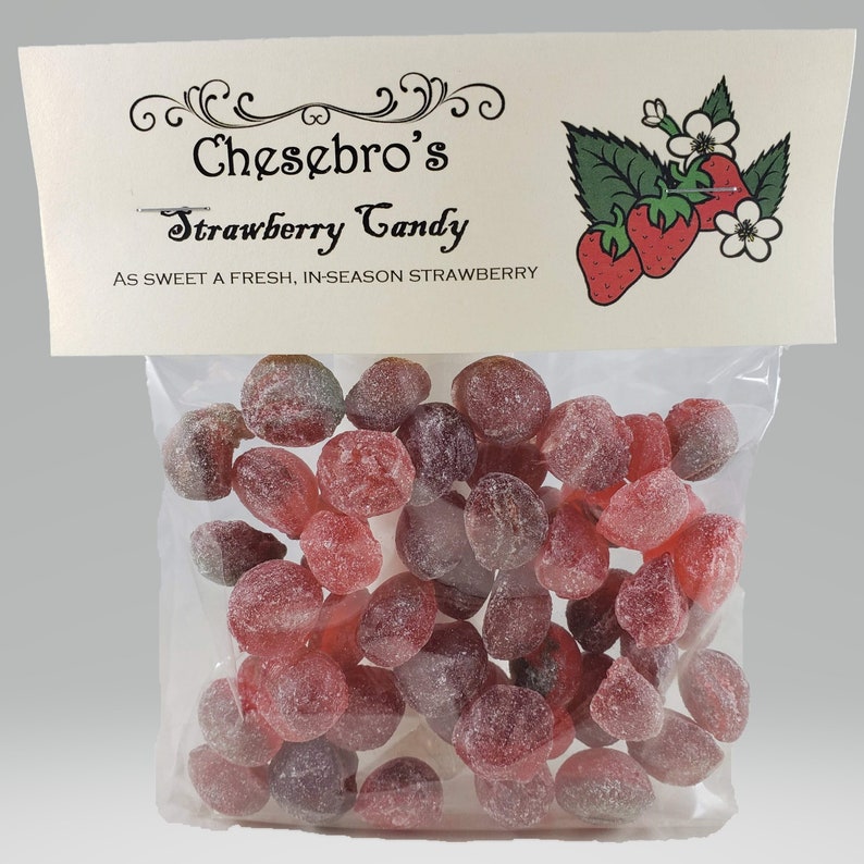Strawberry Hard Candy Drops 4.5 Ounces - Etsy