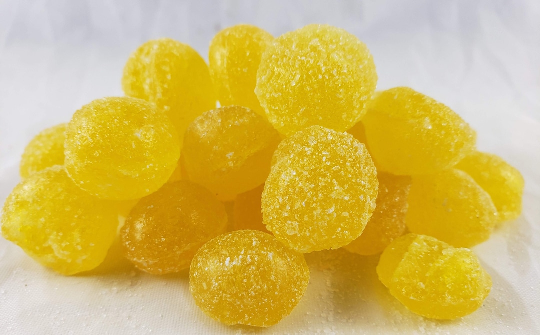 Lemon Hard Candy Drops 4.5 Ounces - Etsy