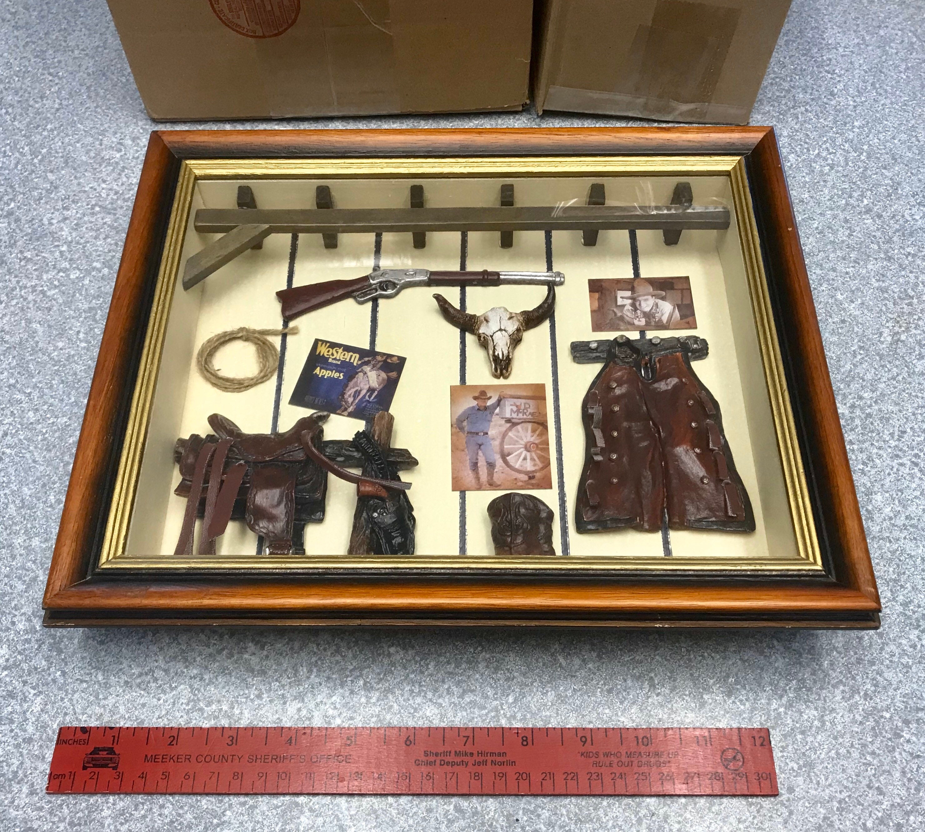 Vintage Western Themed Shadow Box | Etsy