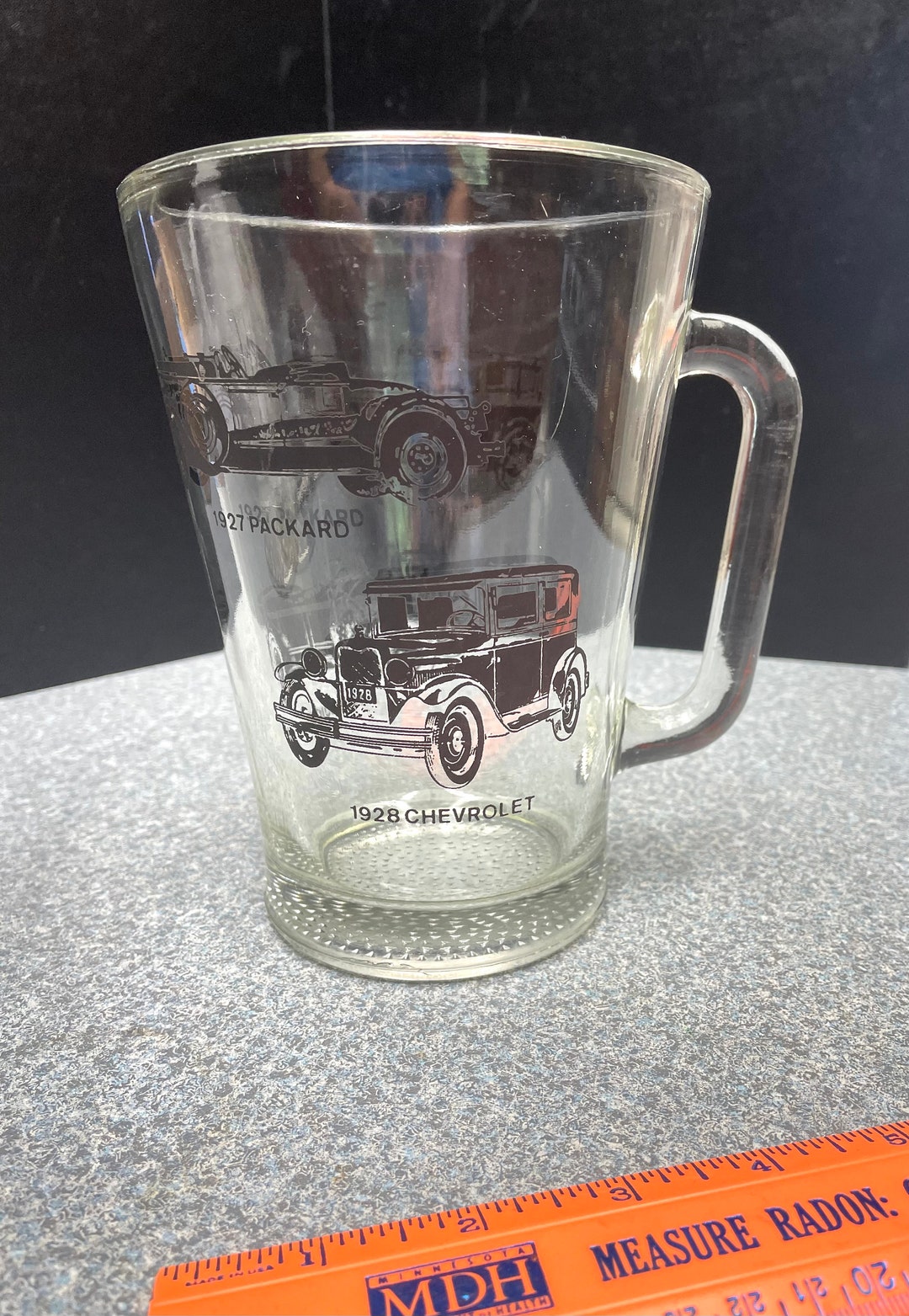 Antique 1920s Cars Automobiles Heavy Glass Pitcher - Etsy