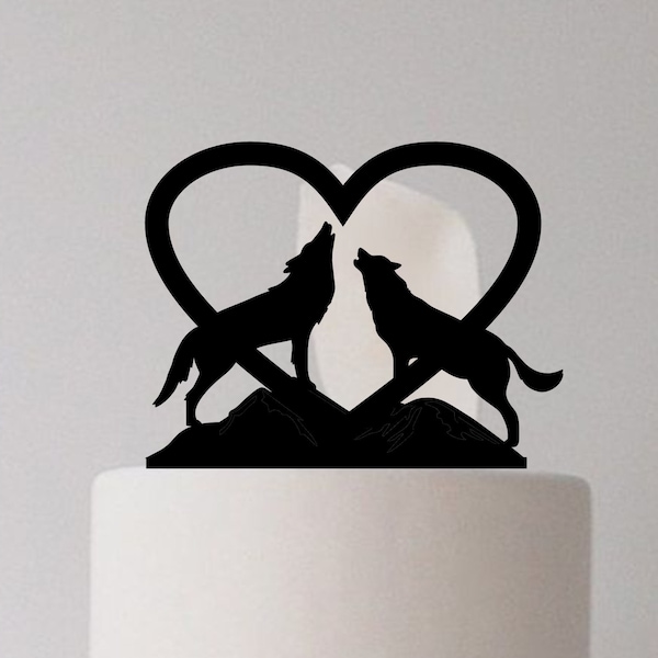 Wooden Wedding Cake Toppers - Etsy