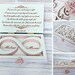 Personalised Infinity Symbol Red Wedding Table Sign for Reception Head ...