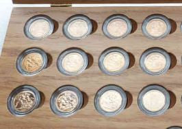 Wooden Wedding Coin Box Arras Box Personalised Champagne Gold White ...