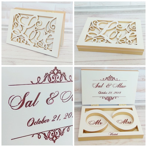 Double Infinity Carved Box - Etsy