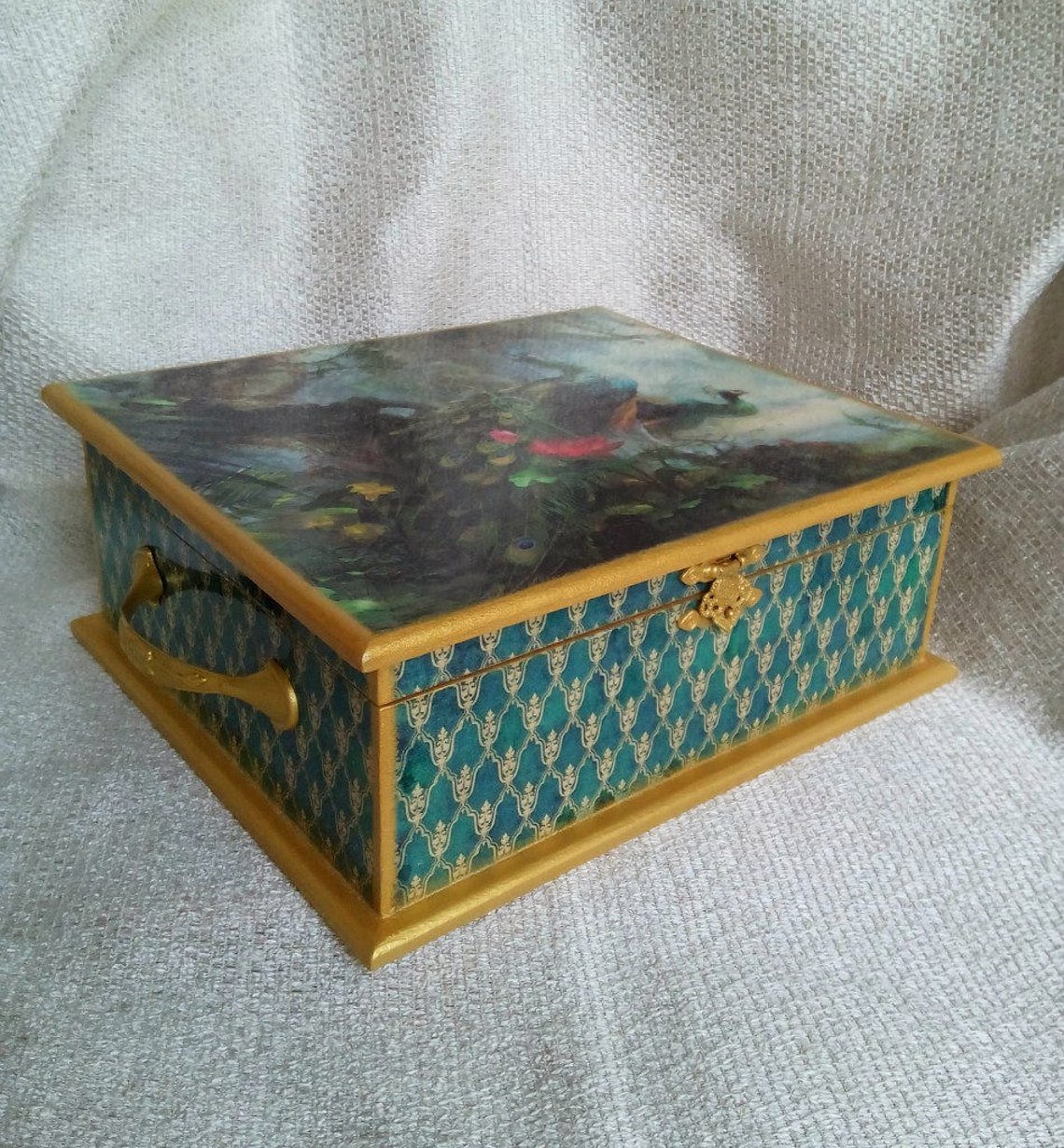 Tea Box Wooden Tea Box Tea Storage Tea Bag Box Tea Bag Storage - Etsy