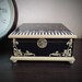 Tea Box Black Gold Wooden Tea Box Tea Bag Storage Tea Bag Box Floral ...