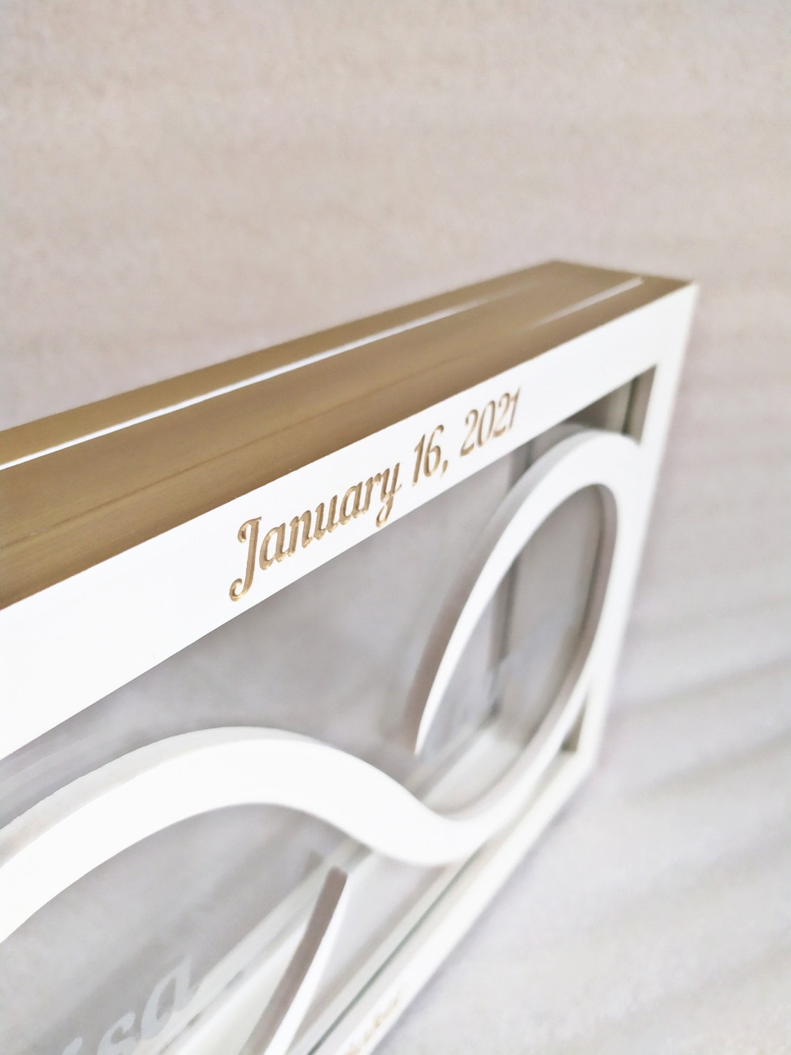 Personalised Sand Ceremony Box Infinity Sign Wedding Unity Sand ...