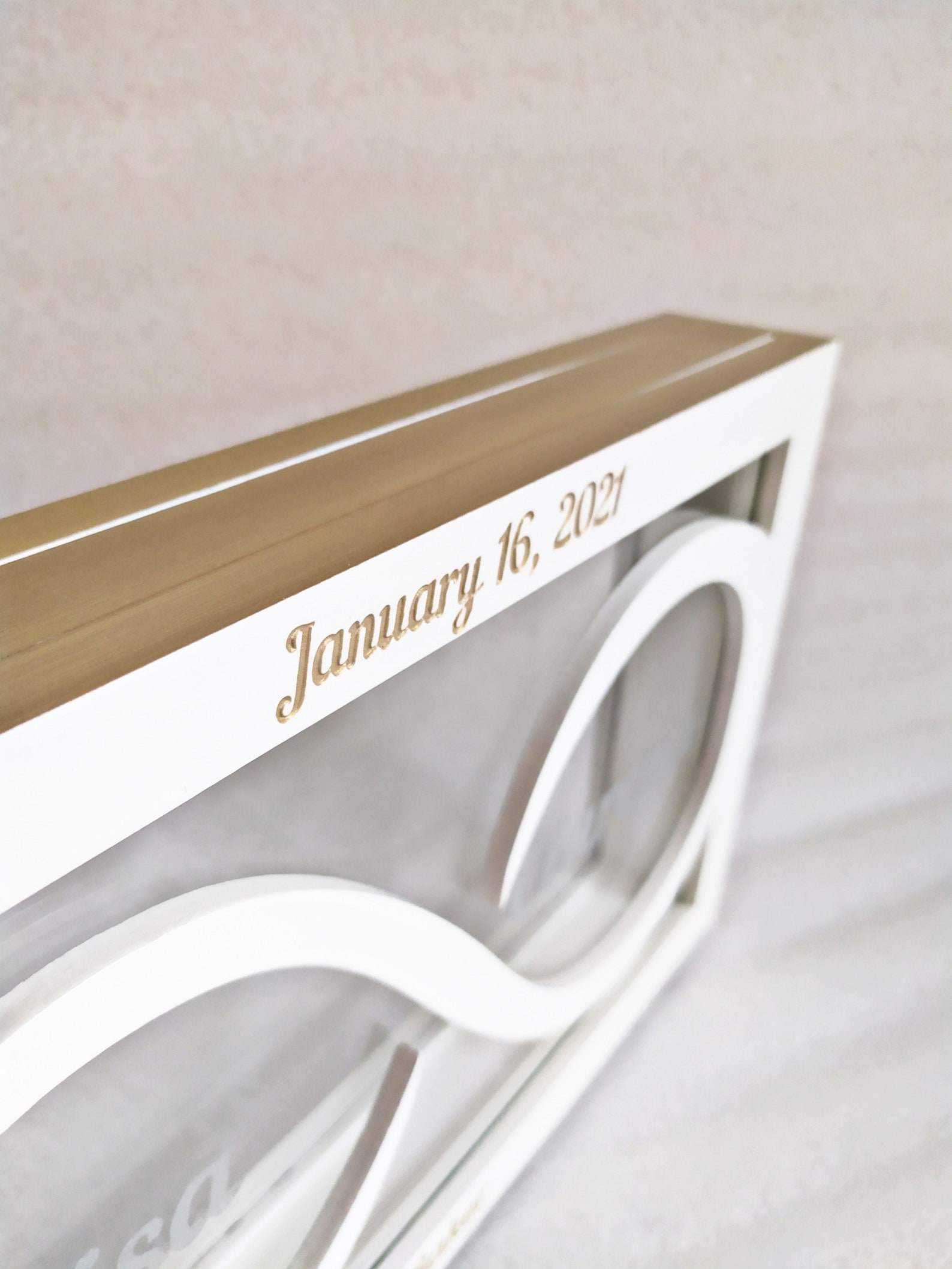 Personalised Sand Ceremony Box Infinity Sign Wedding Unity Sand ...
